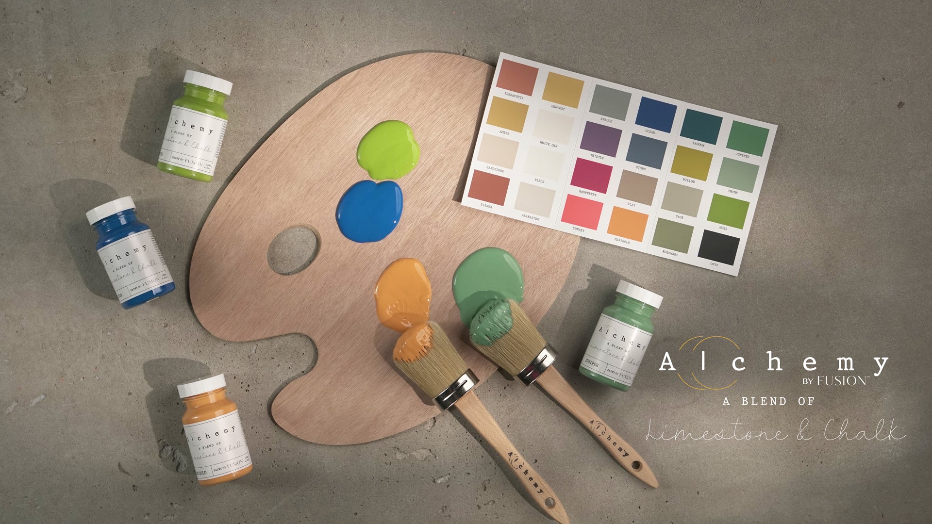 Alchemy Colour Card – Fusion Mineral Paint