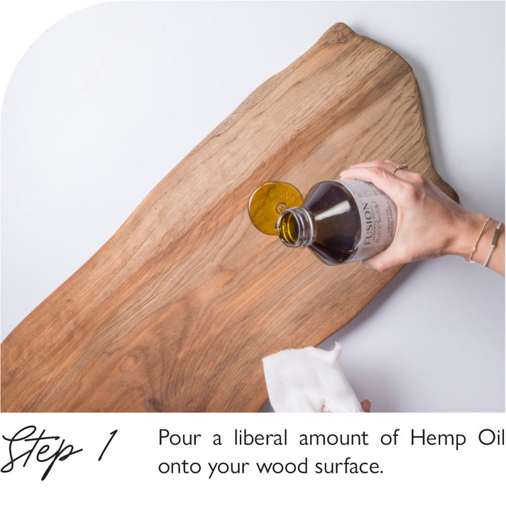 Hemp Oil Wood Finish - Food Safe – Fusion Mineral Paint