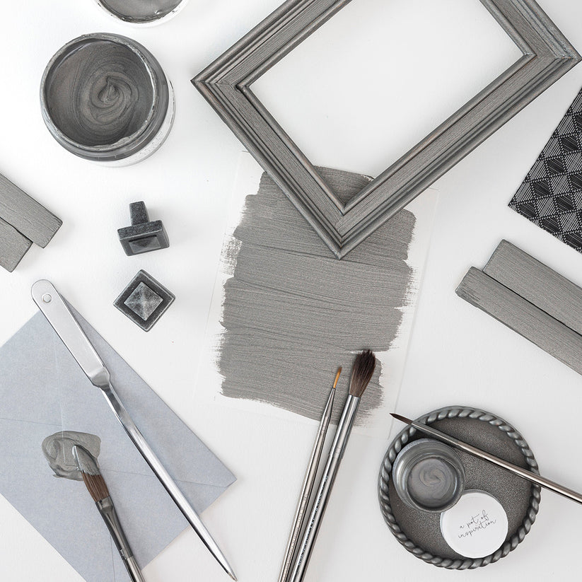 Brushed Steel Metallic Paint – Fusion Mineral Paint