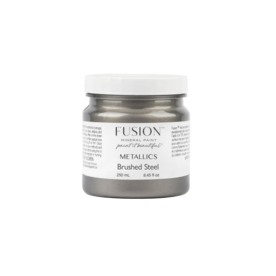 Brushed Steel Metallic Paint – Fusion Mineral Paint